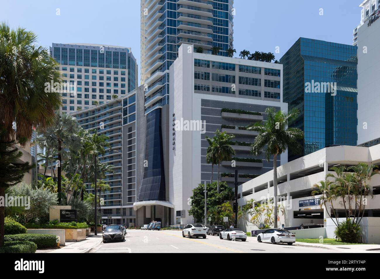 Residential and office buildings, Brickell, Miami, USA Stock Photo - Alamy
