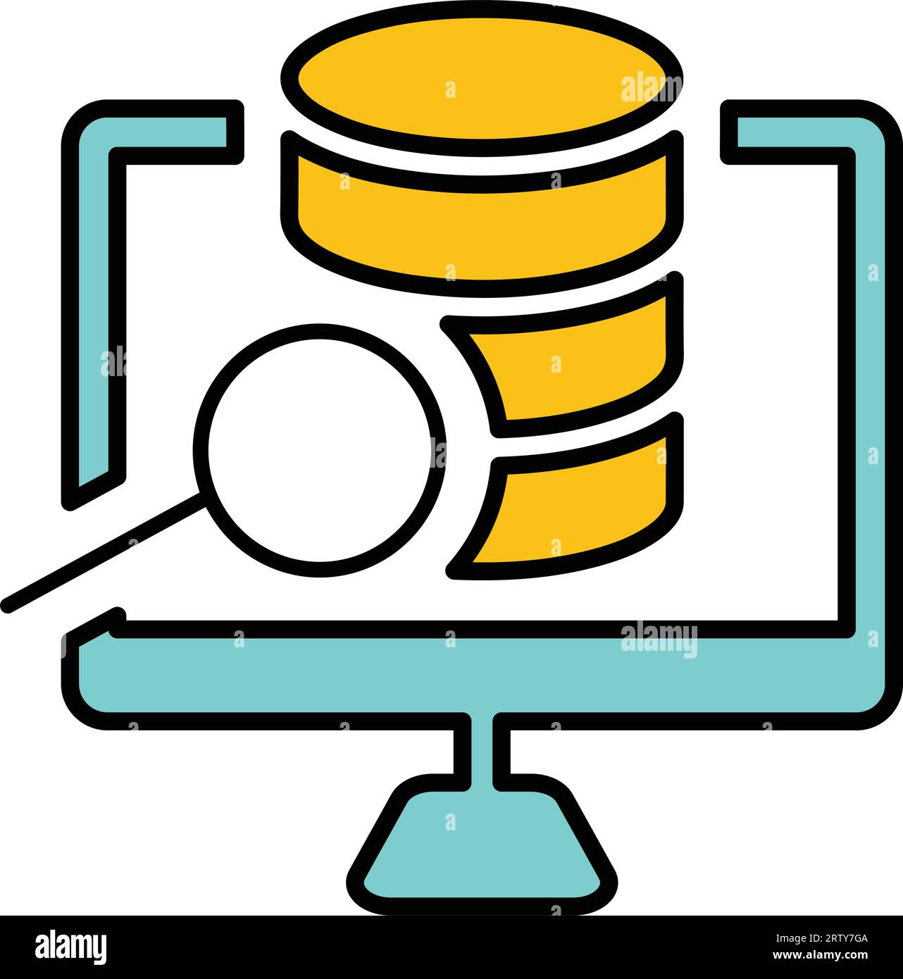 Big data materials science Stock Vector Images - Alamy