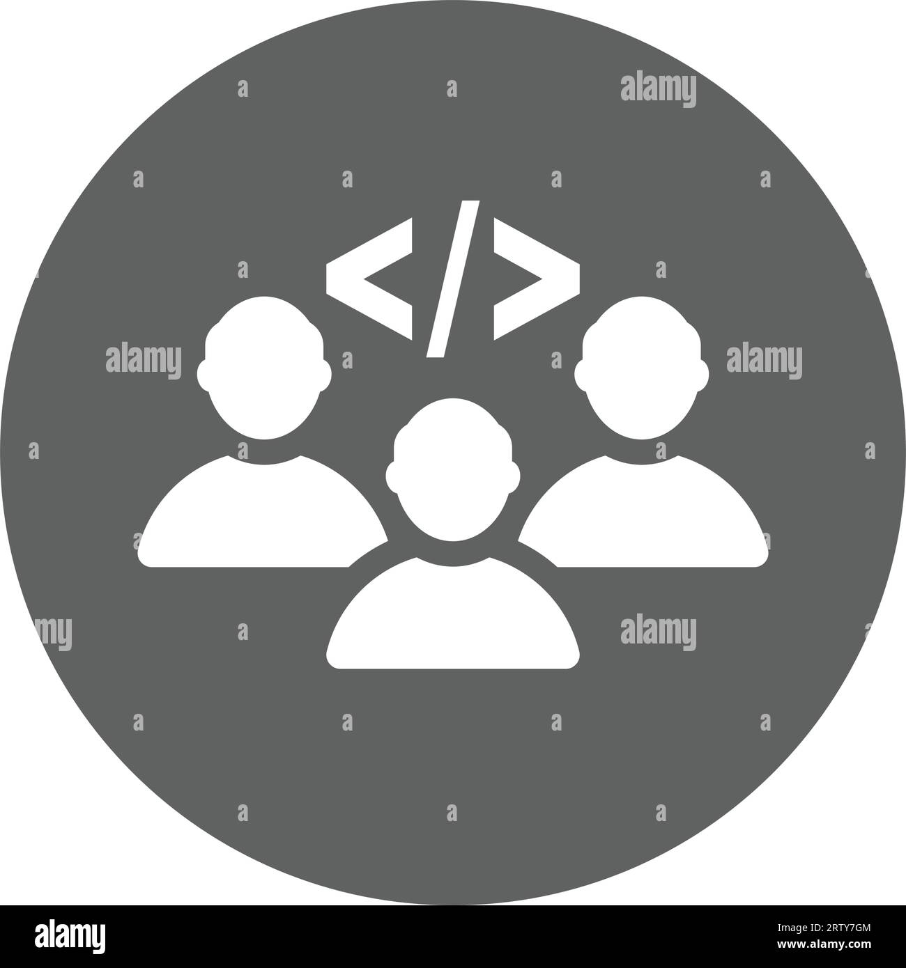 Coding Team Icon Commercial Use Printed Files And Presentations Promotional Materials Web Or