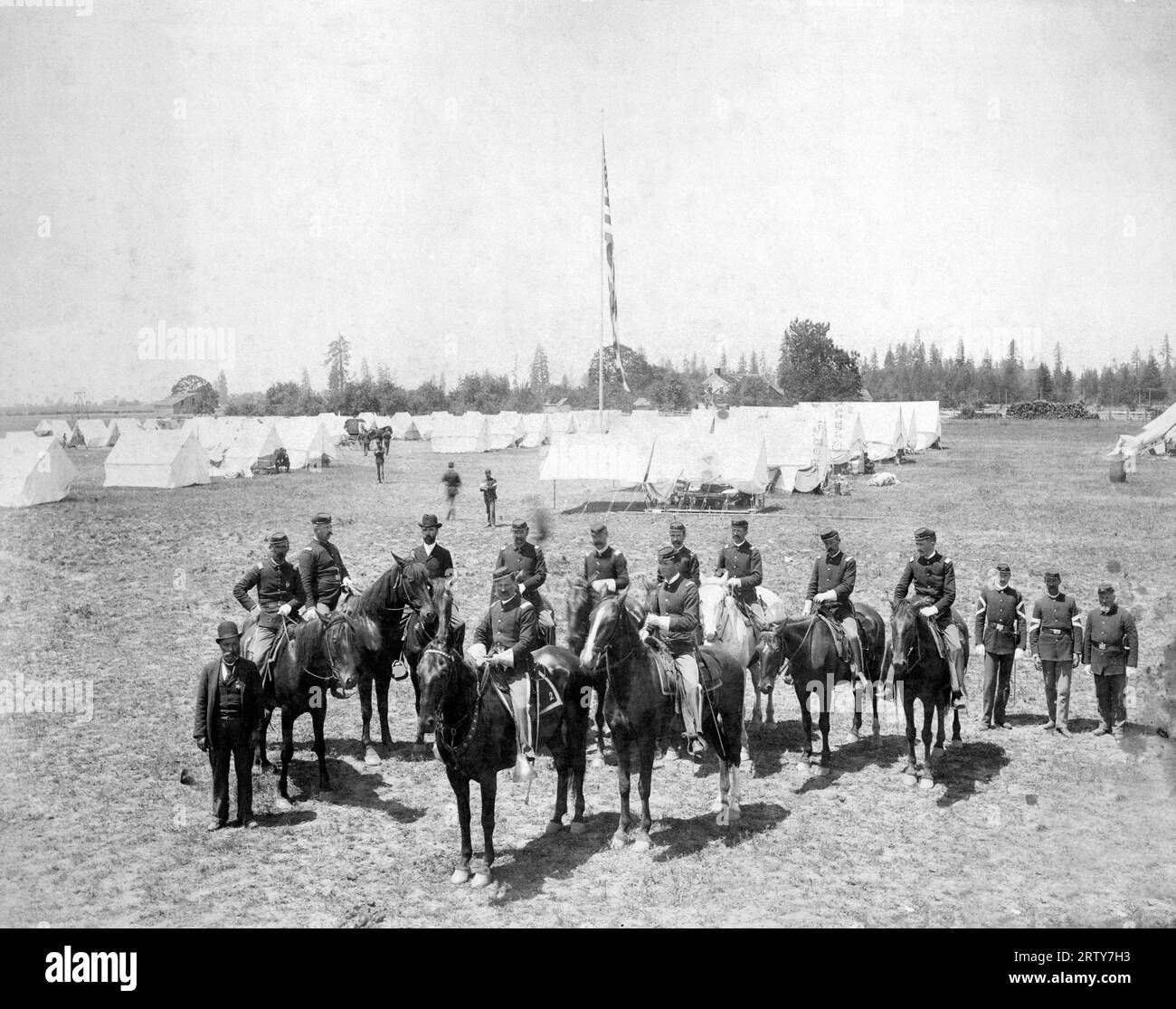 Camp Grant, Oregon: 1891 The Second Regiment, O.N.G. (Oregon National ...