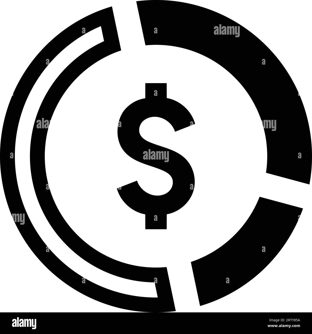 Money pie chart hi-res stock photography and images - Alamy