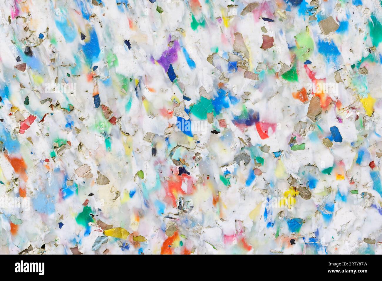 Rough Surface of a Recycling Board made of Plastic Waste Stock Photo ...