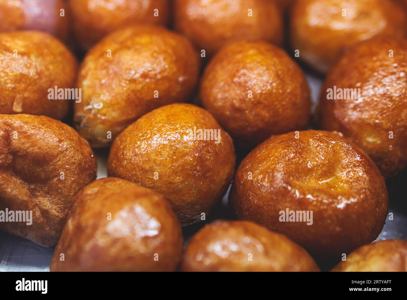 Lukumades greek donut hi-res stock photography and images - Alamy