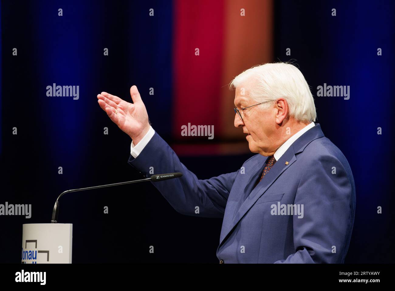 Donaueschingen, Germany. 15th Sep, 2023. German President Frank-Walter ...