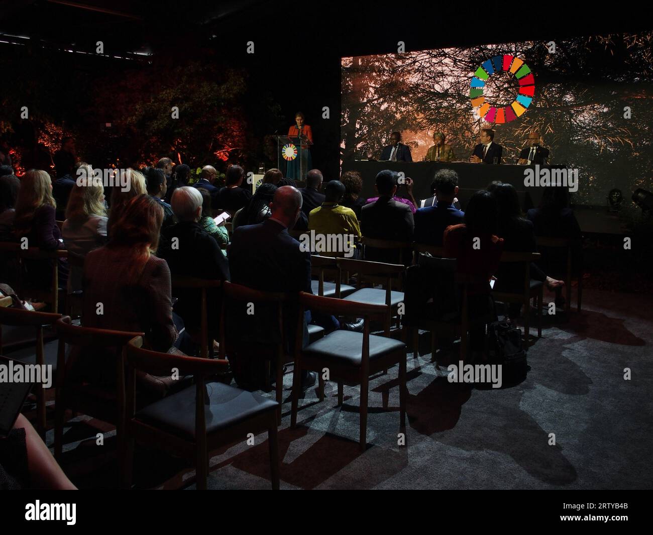 New York, New York, USA. 15th Sep, 2023. (From L to R) Assistant ...