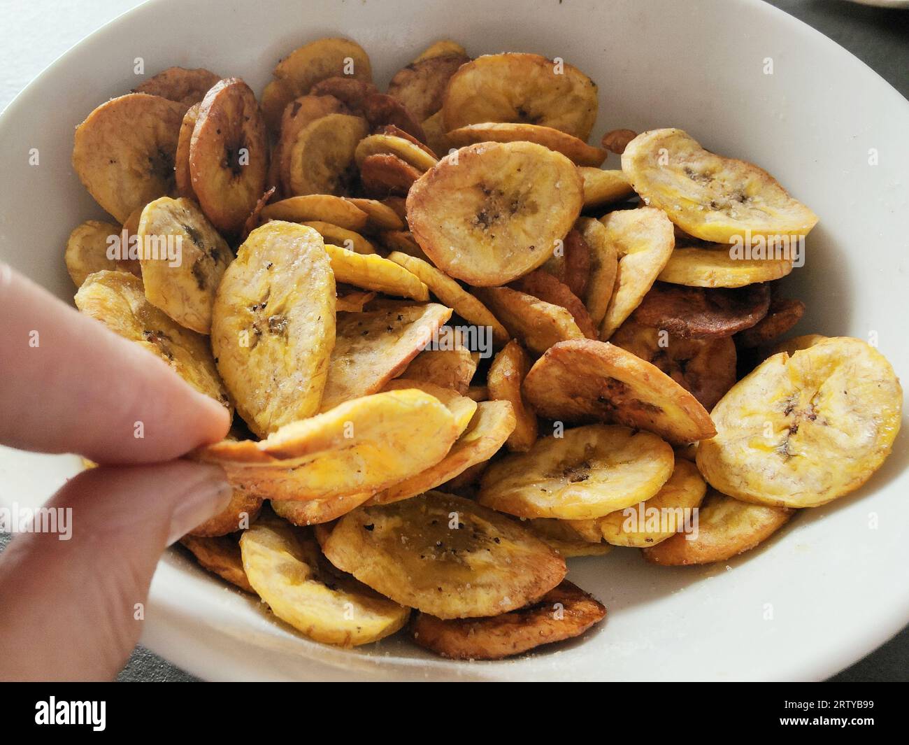 Banana chips hi-res stock photography and images - Alamy