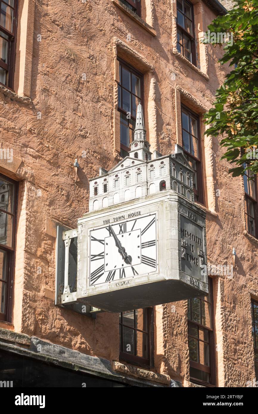 The Town House clock, in Dundee, Scotland, UK Stock Photo - Alamy