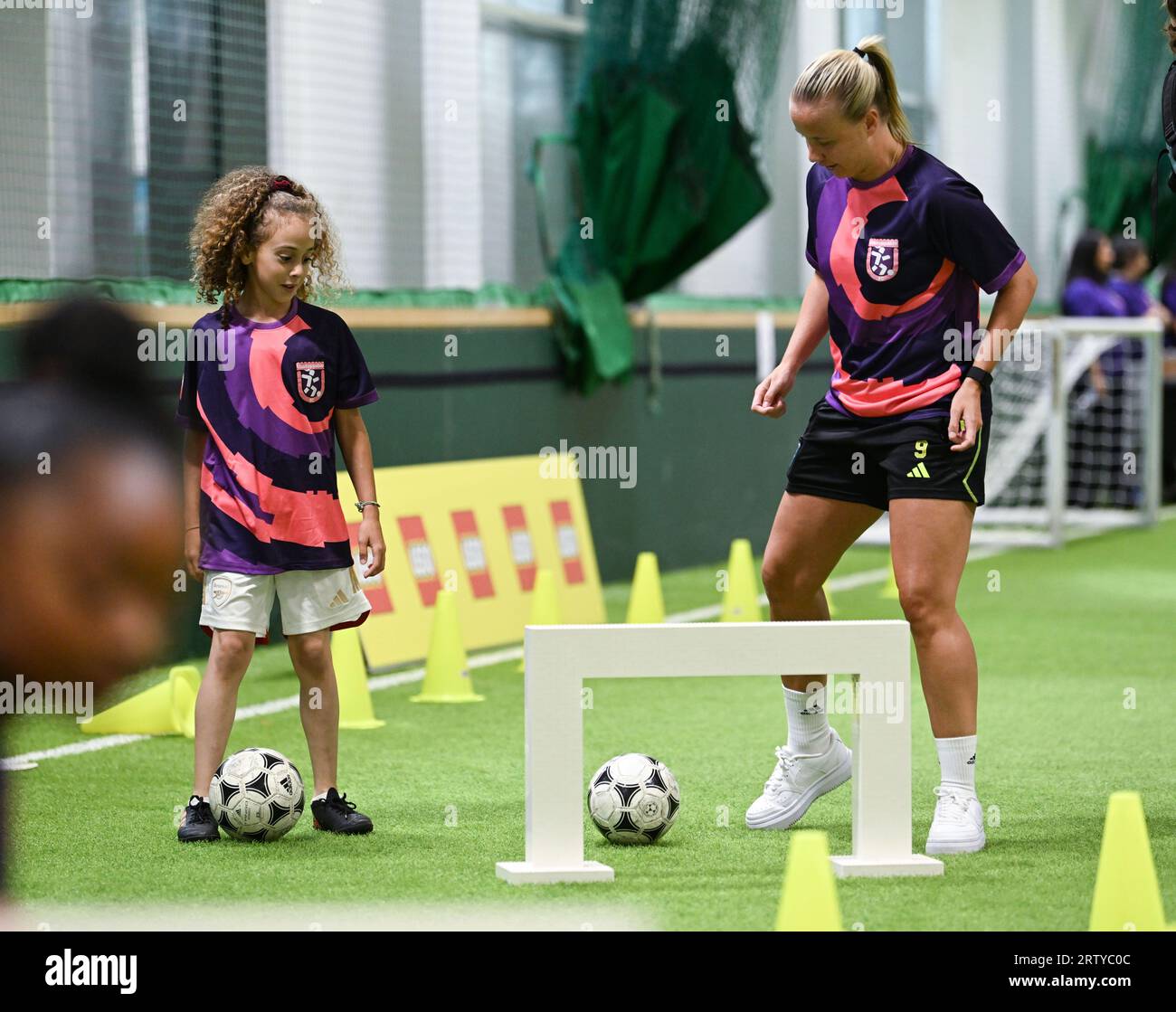 Editorial Use Only Beth Mead Attends A Play Workshop At Arsenal W F C
