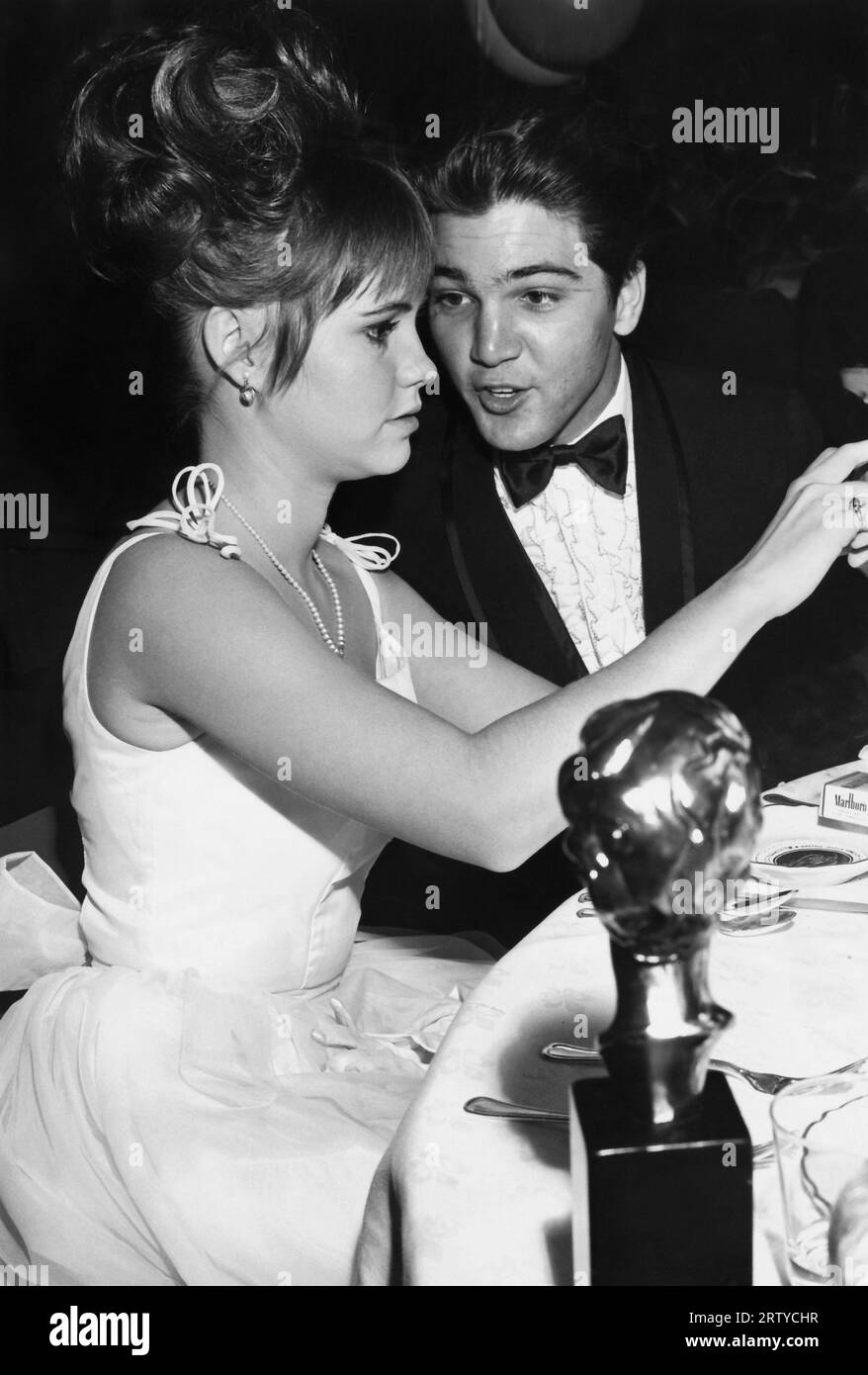 Hollywood, California: 1965 Sally Field, here with Paul Peterson of The ...