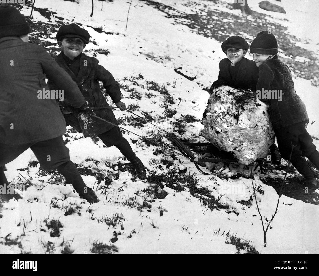 First snow year Black and White Stock Photos & Images - Alamy