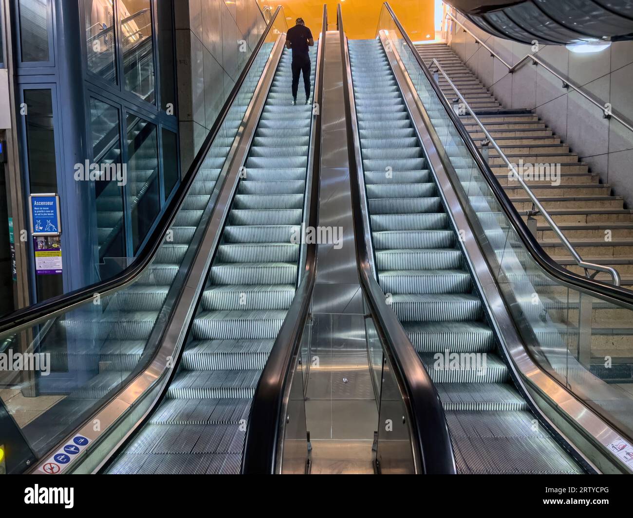 The modern metro line number 14 in Paris - CITY OF PARIS, FRANCE ...