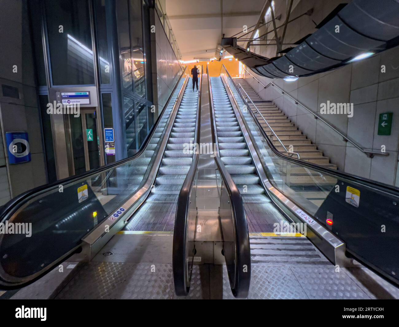 The modern metro line number 14 in Paris - CITY OF PARIS, FRANCE ...