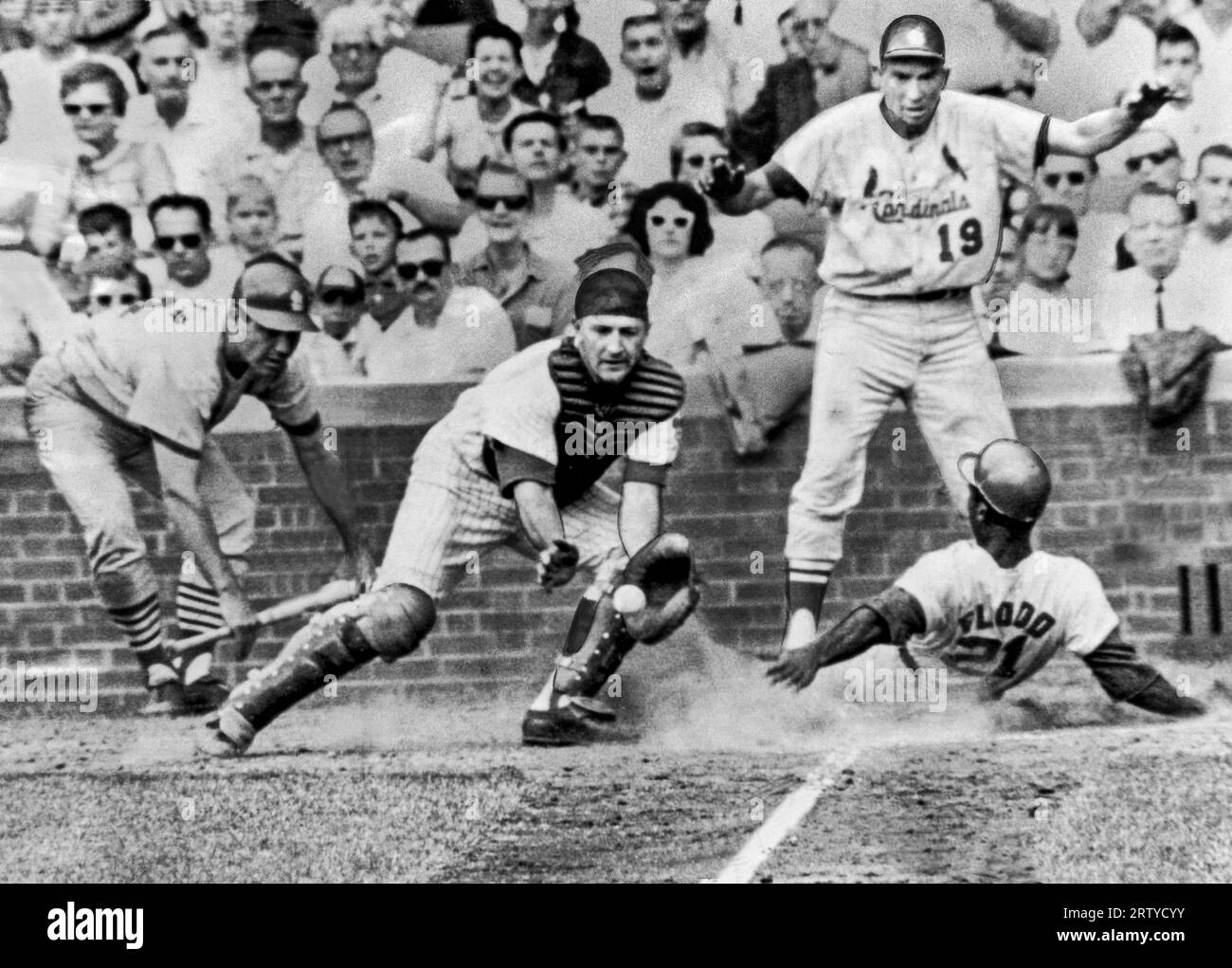 St. Louis, MIssouri July 10, 1965 Curt Flood of the St. Louis Cardinals ...