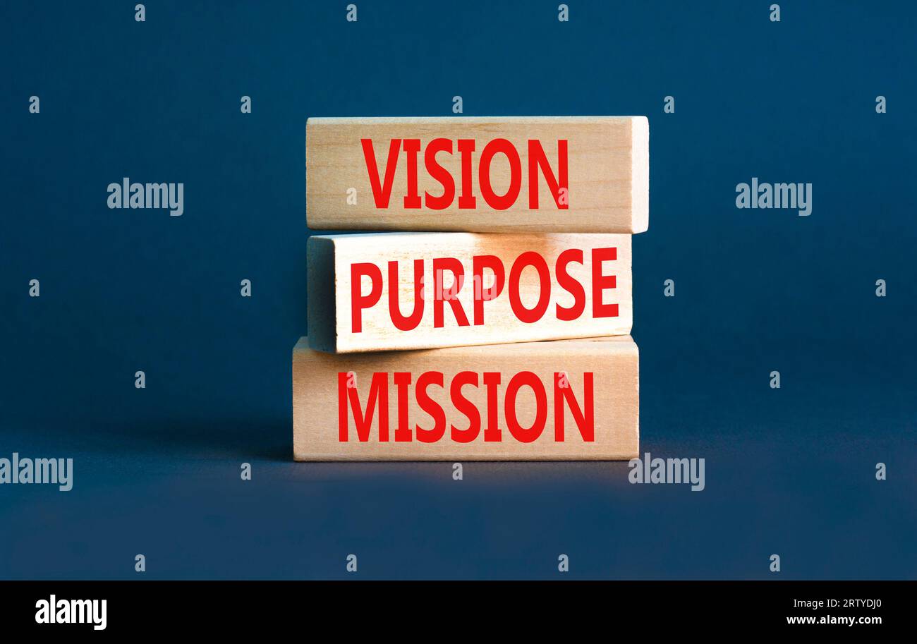 Vision purpose mission symbol. Concept word Vision Purpose Mission on ...