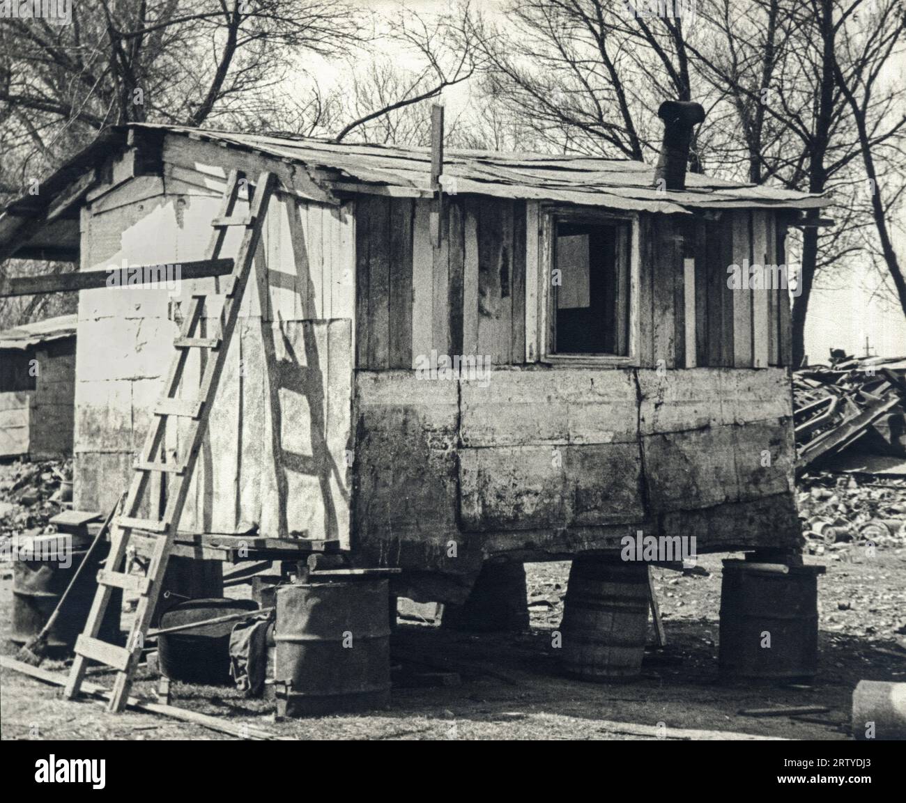 Hooverville Shacks