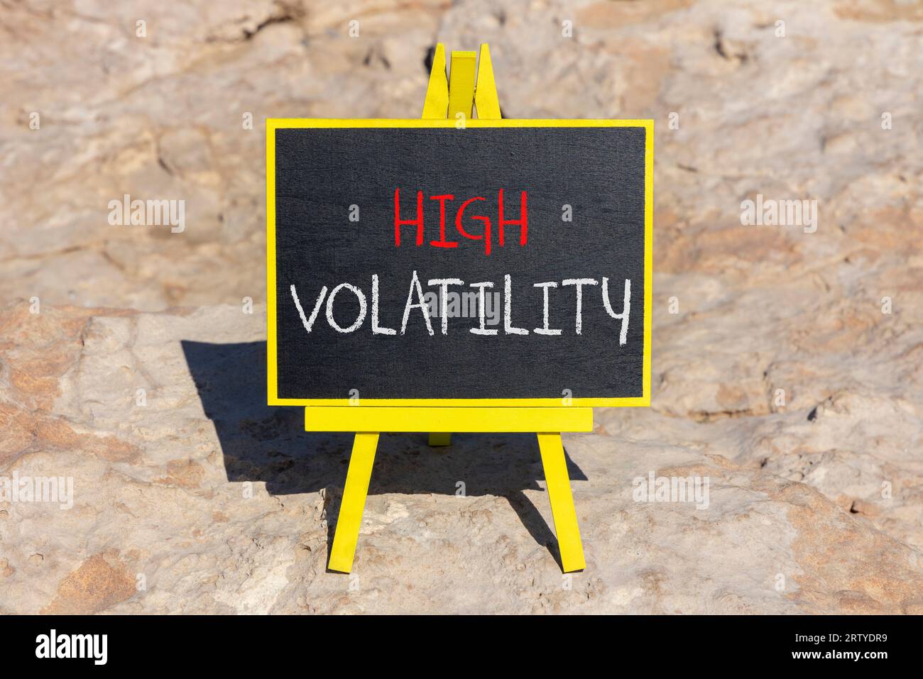 High volatility symbol. Concept words High volatility on beautiful ...
