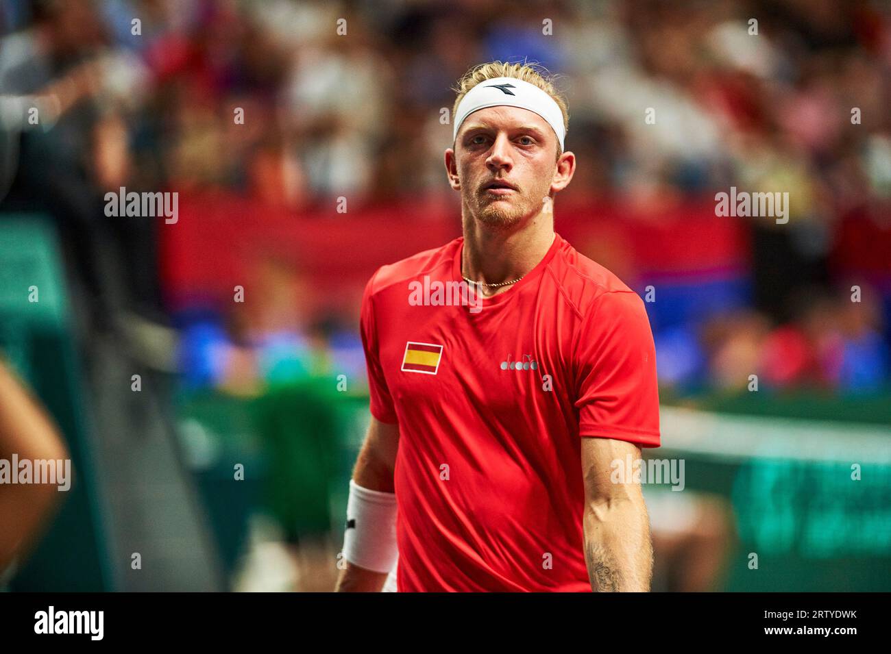Alejandro Davidovich Fokina of Spain in action during the DAVIS CUP at ...