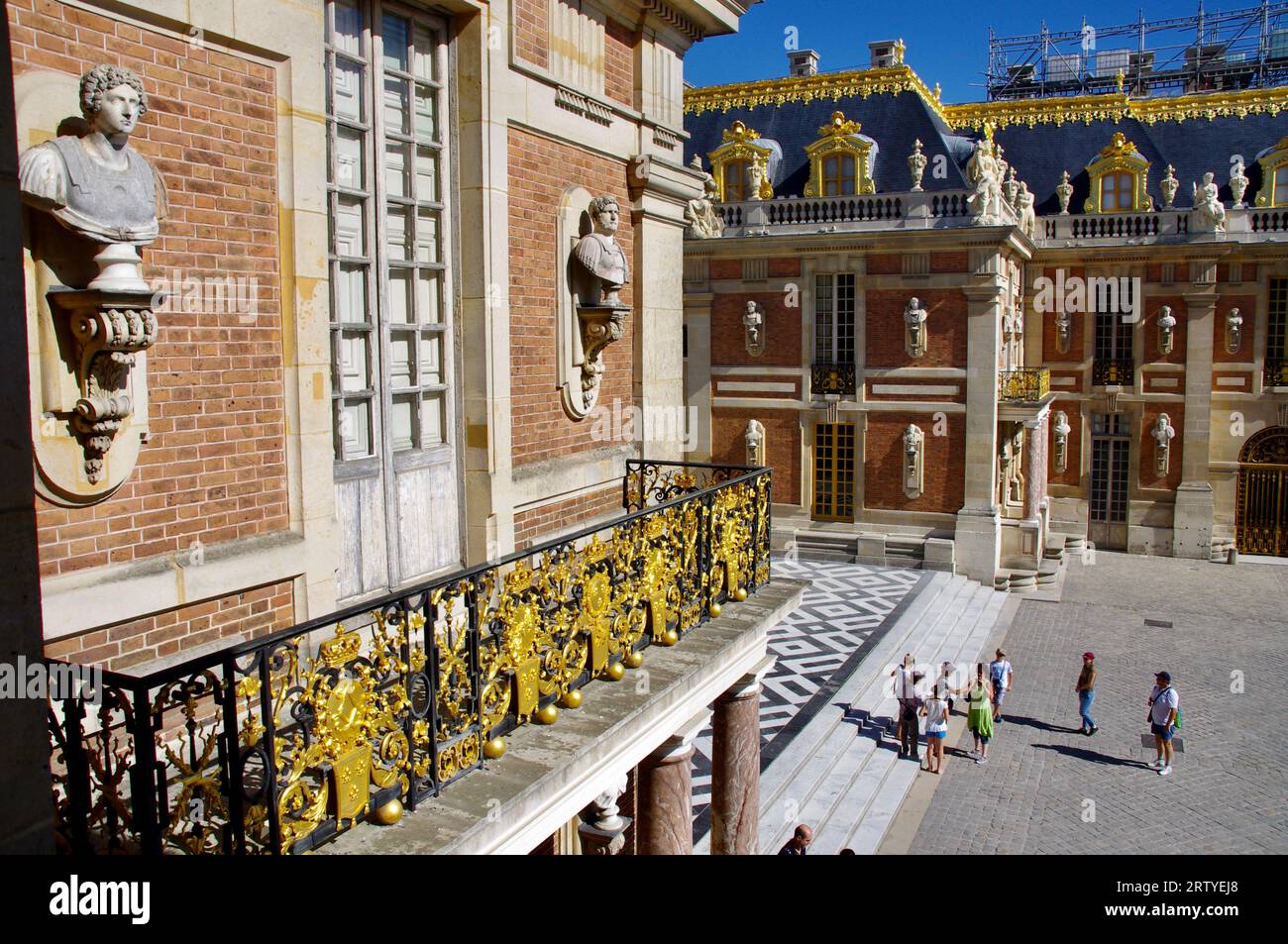 Front facade versailles palace versailles hi-res stock photography and ...