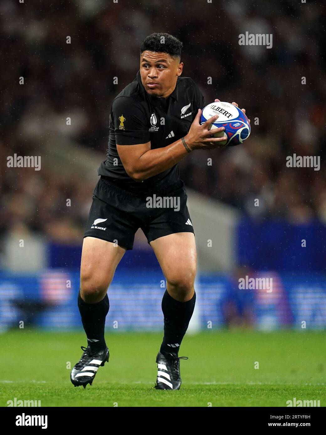 New Zealand's Caleb Clarke during the Rugby World Cup 2023, Pool A ...
