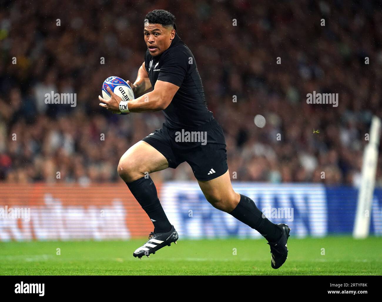 New Zealand's Caleb Clarke during the Rugby World Cup 2023, Pool A ...