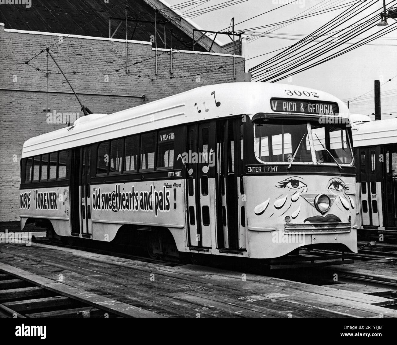 Los Angeles, California March 31, 1963 The end of the line for the Pico ...