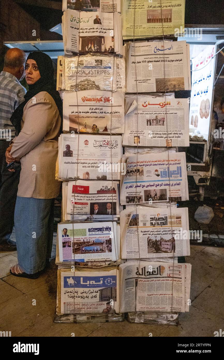 Iraq, Iraqi Kurdistan, Arbil on 2022-10-15. Daily documentary ...