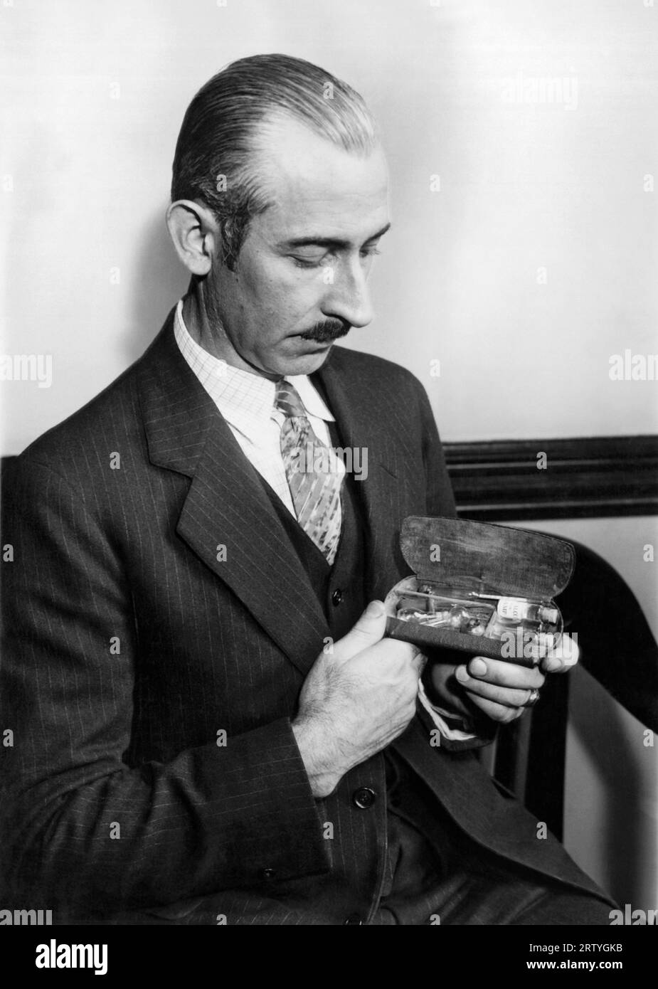 New York, New York c.1926 Mr. A.M. Matheson, the inventor of the ...