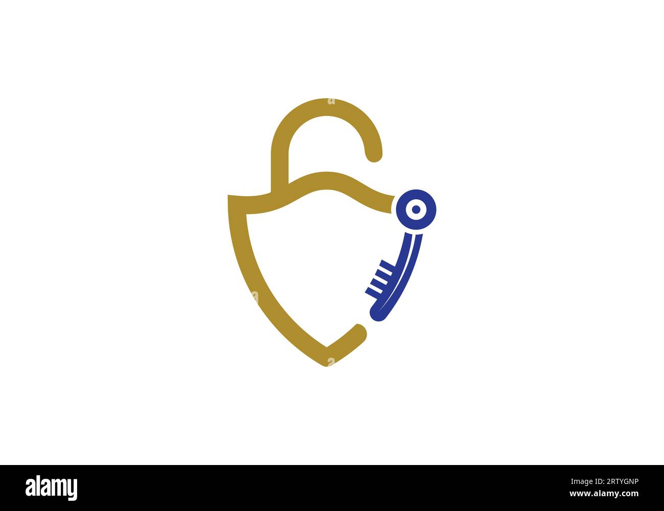 Key Logo Combine With House Locker Key. Lock logo sign symbol vector ...