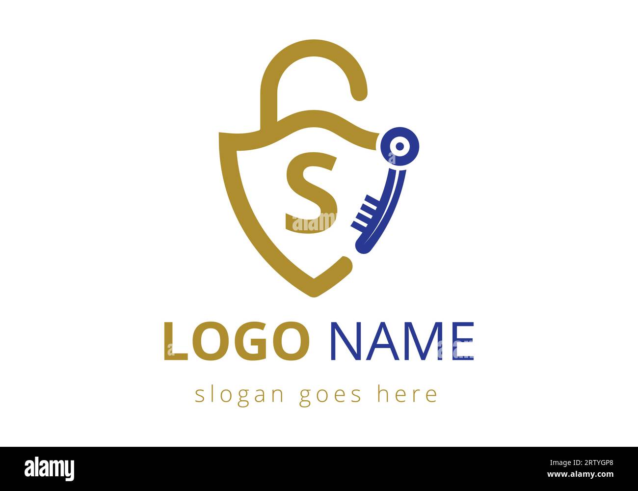 Letter S Key Logo Combine With House Locker Key. Lock logo sign symbol ...