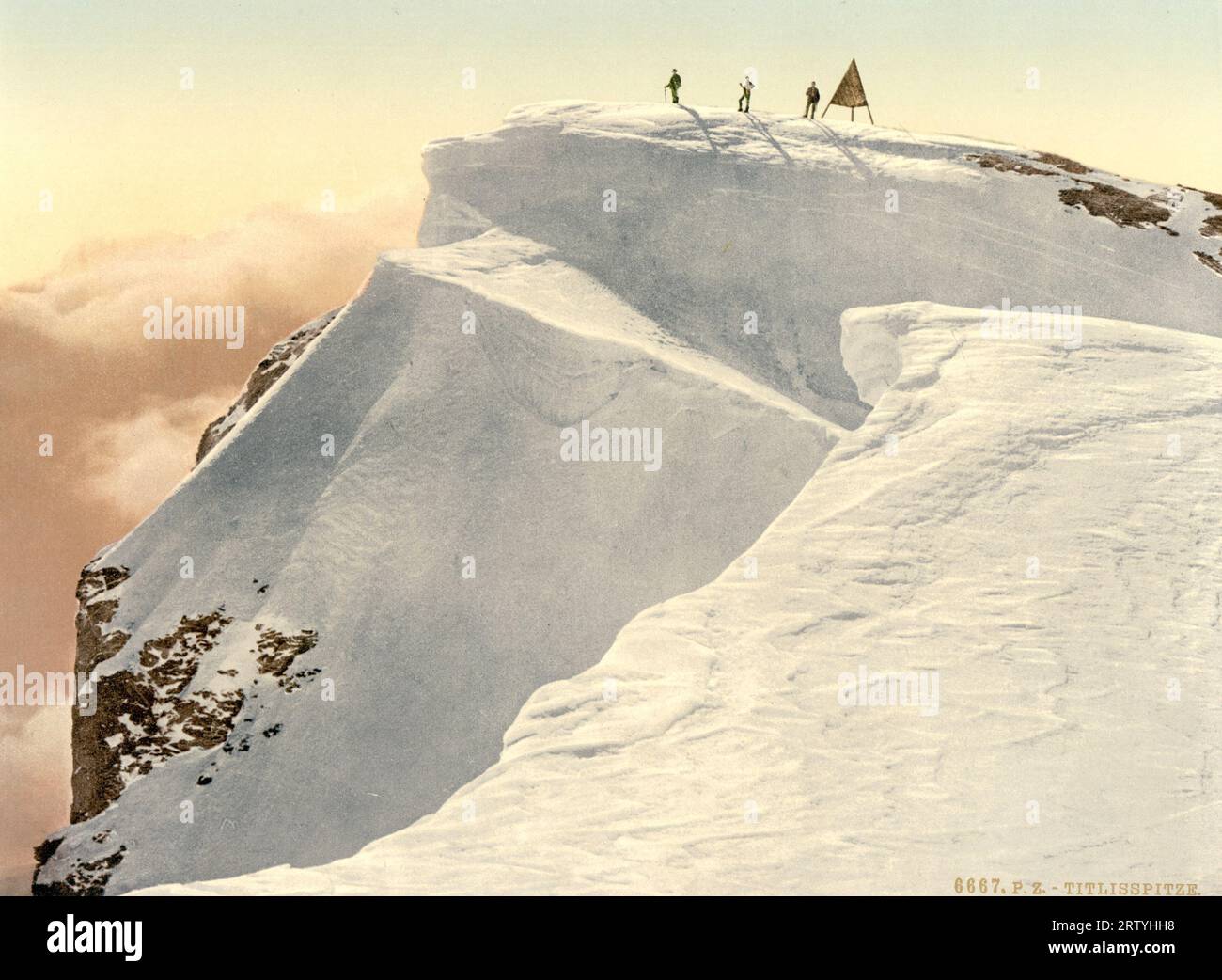 The peak, Titlis, Uri Alps, Obwalden, Switzerland 1890 Stock Photo - Alamy