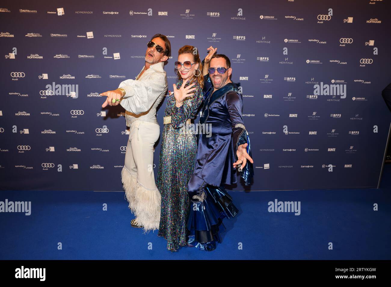 Berlin, Germany. 15th Sep, 2023. Hans-Werner Meyer (l-r), Nadine ...