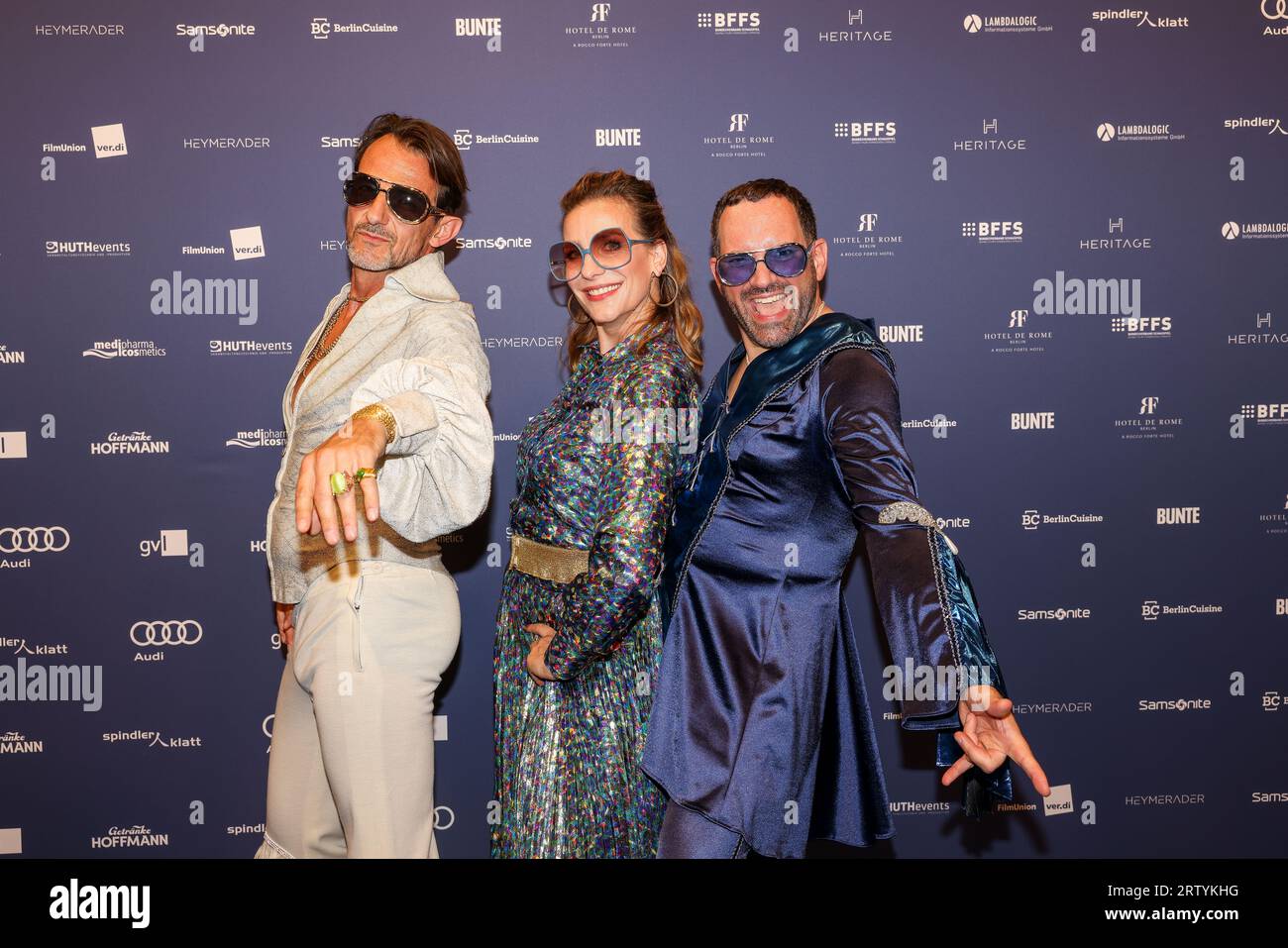 Berlin, Germany. 15th Sep, 2023. Hans-Werner Meyer (l-r), Nadine ...