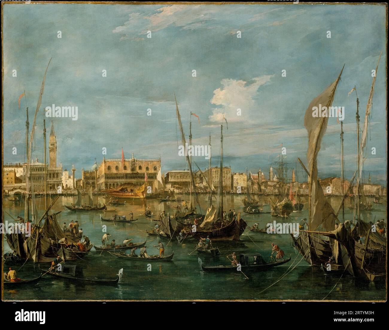 Venice from the Bacino di San Marco, oil painting by Italian painter ...