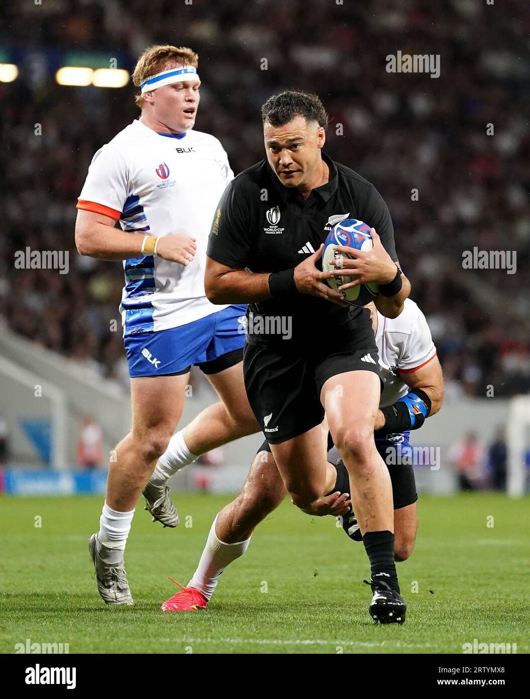 New Zealand's Samuel Whitelock in action during the Rugby World Cup ...