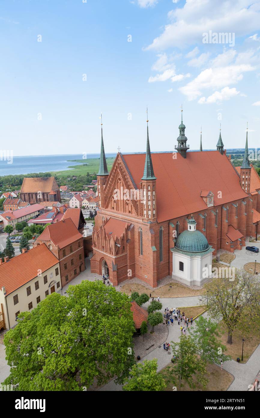 The city of Frombork, Gotic cathedral and residence of Kopernik ...