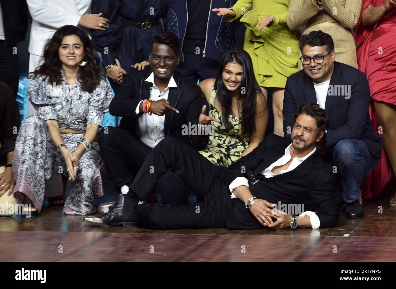 Mumbai, India. 15th Sep, 2023. Indian actor Shah Rukh Khan poses for a ...