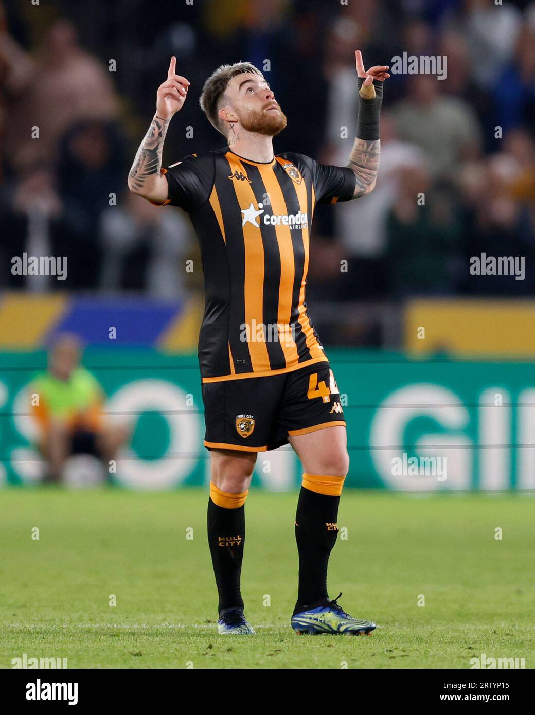 Hull City's Aaron Connolly celebrates after scoring their sides first ...