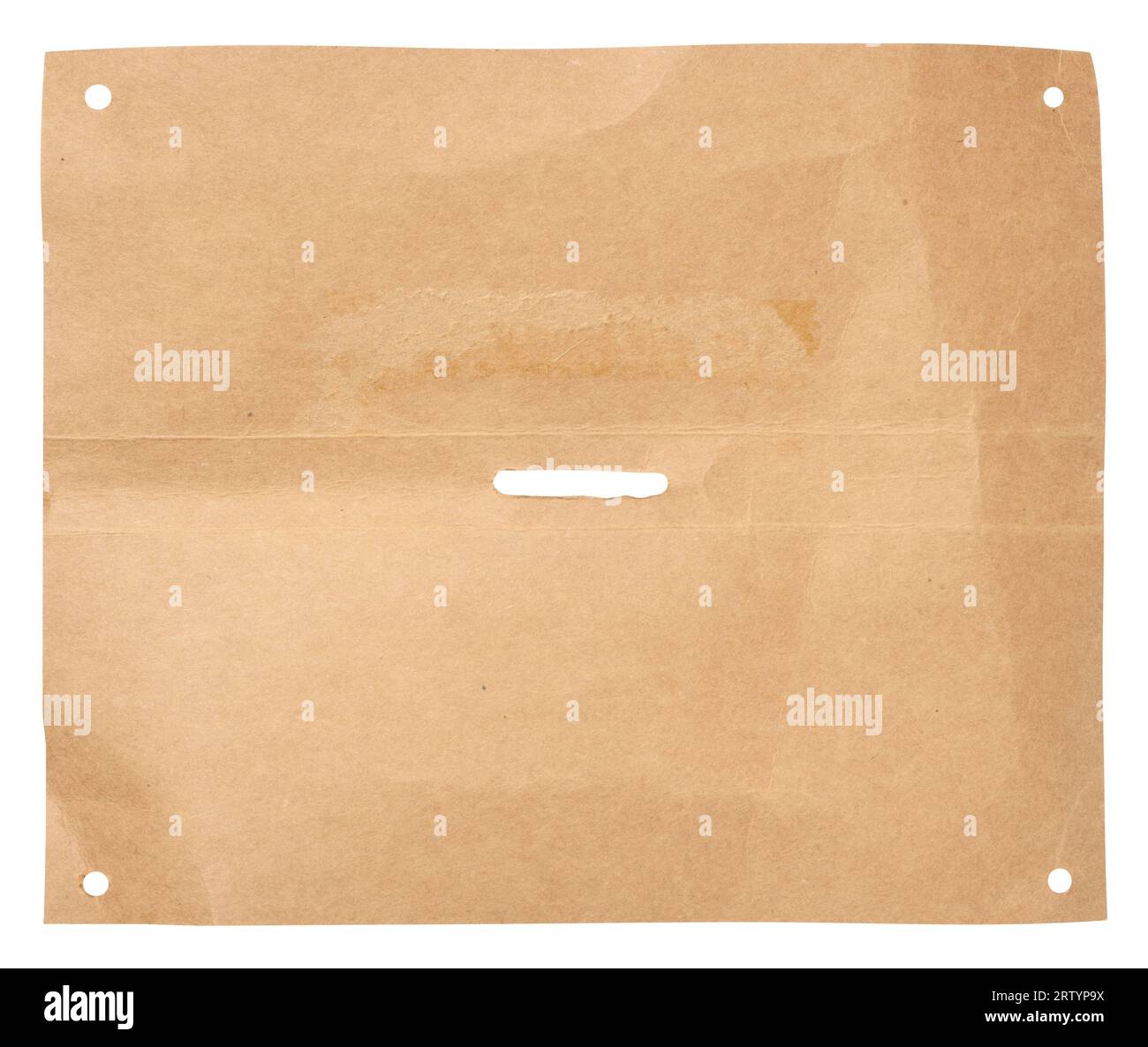 square sheet of brown cardboard isolated on white background Stock ...