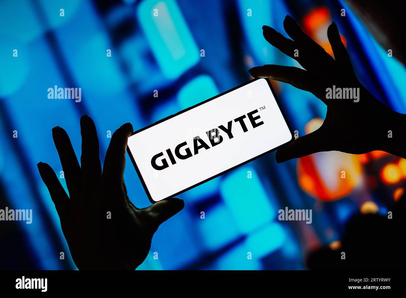 Gigabyte technology logo hi-res stock photography and images - Alamy