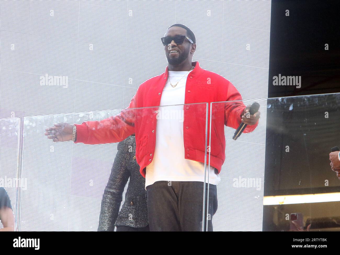 New York, NY, USA. 15th Sep, 2023. Sean 'Diddy' Combs is presented with ...