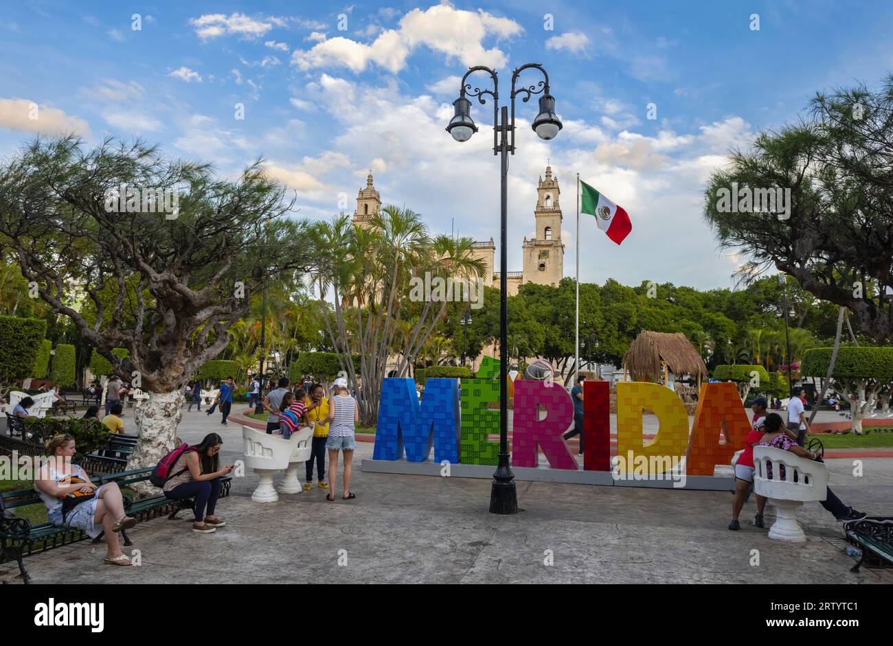 Plaza grande at merida hi-res stock photography and images - Alamy