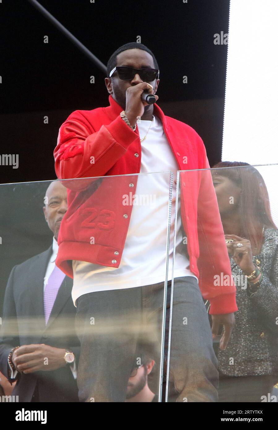 New York, NY, USA. 15th Sep, 2023. Sean 'Diddy' Combs is presented with ...