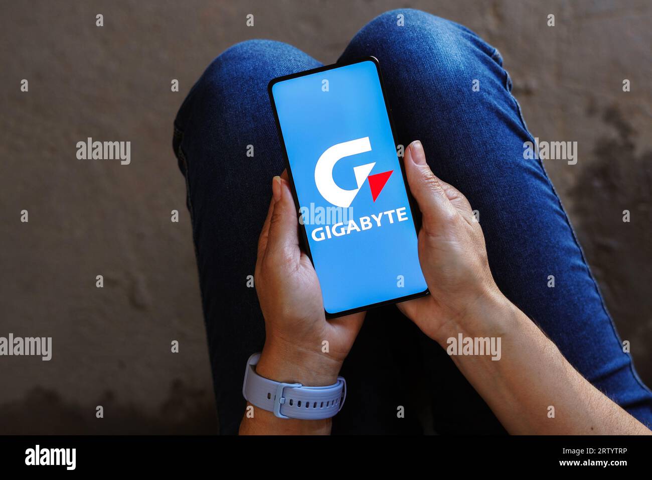 Gigabyte technology logo hi-res stock photography and images - Alamy