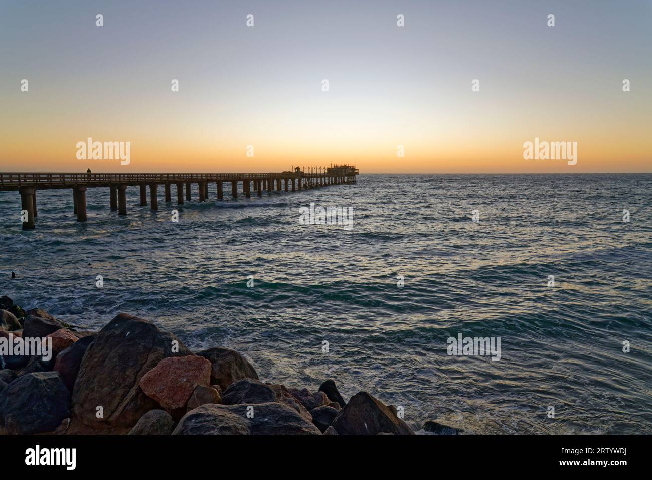 Atlantic ocean jetty on the beach hi-res stock photography and images ...