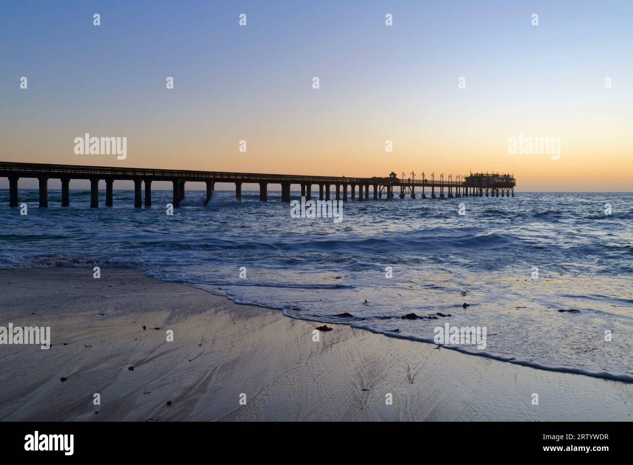 Namibian sunset swakopmund beach hi-res stock photography and images ...