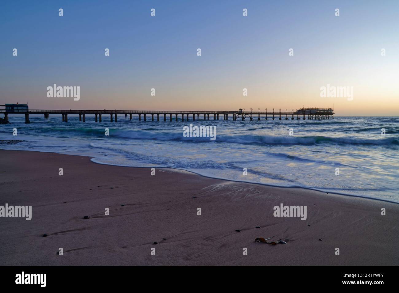 Namibian sunset swakopmund beach hi-res stock photography and images ...