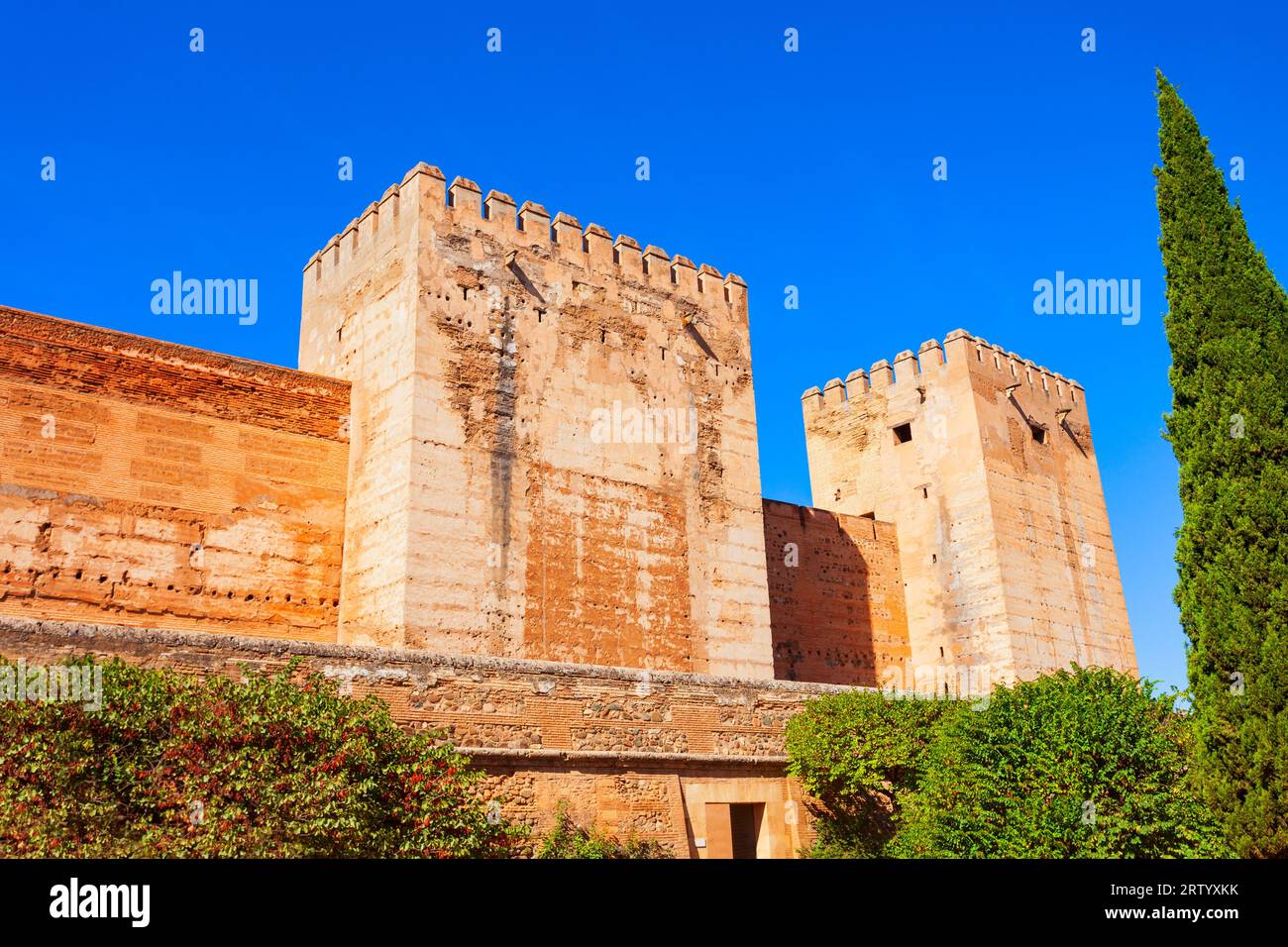 The Alcazaba is a fortress at the western tip of the Alhambra Palace ...
