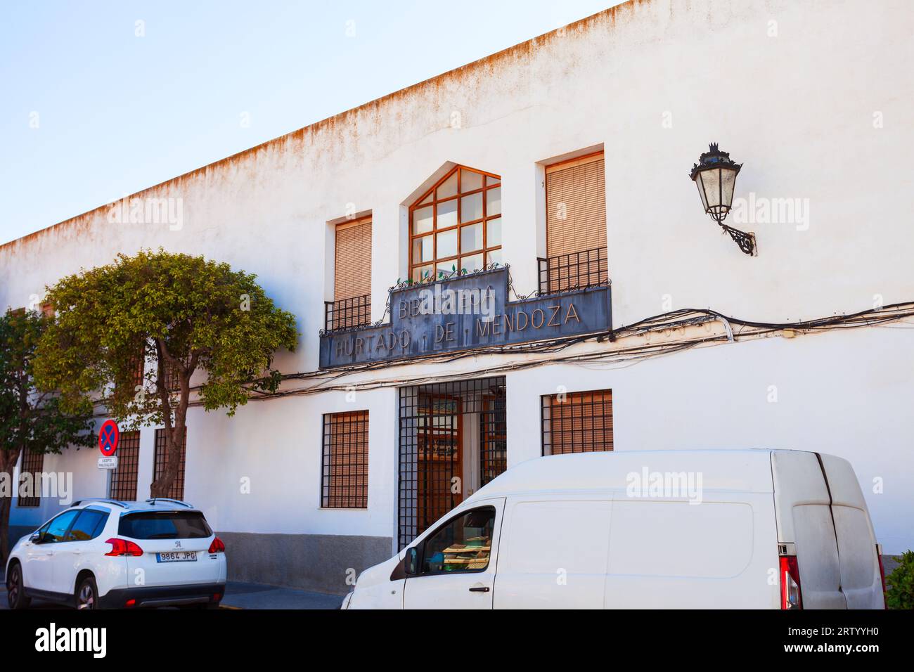 Orgiva, Spain - October 21, 2021: Hurtado de Mendoza Library in Orgiva ...