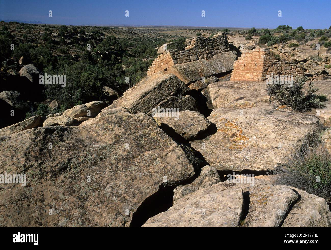 Tilted Tower, Holly Unit-Hovenweep National Monument, Colorado Stock ...