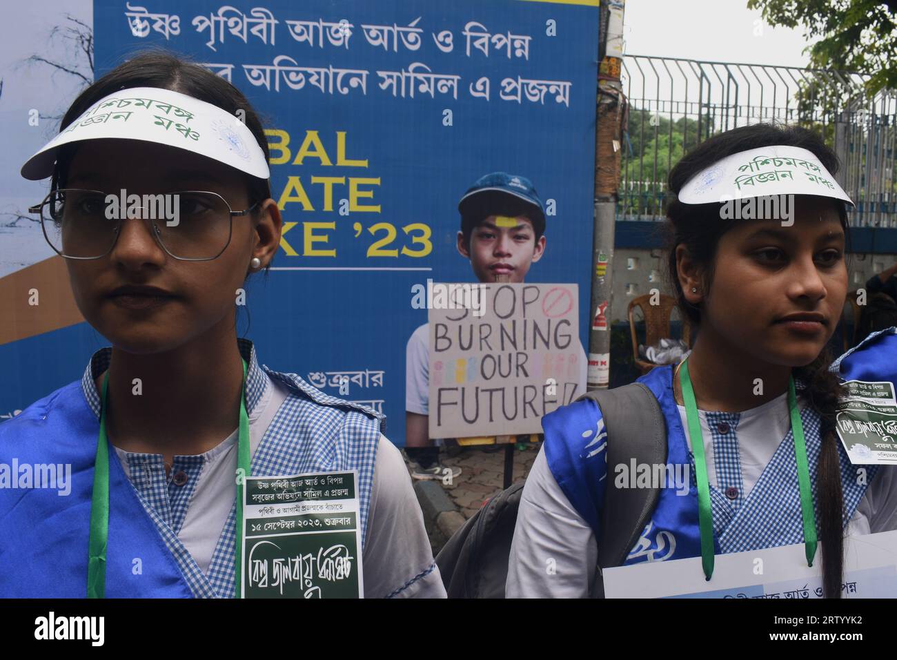 KOLKATA, West Bengal, India. 15th Sep, 2023. Global Climate Strike 2023 ...